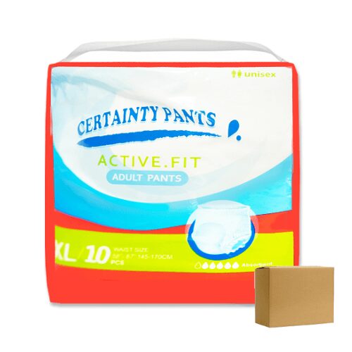 Certainty Unisex Adult Pull Ups XLarge - Bulk 10x10's (100's) (145 - 1