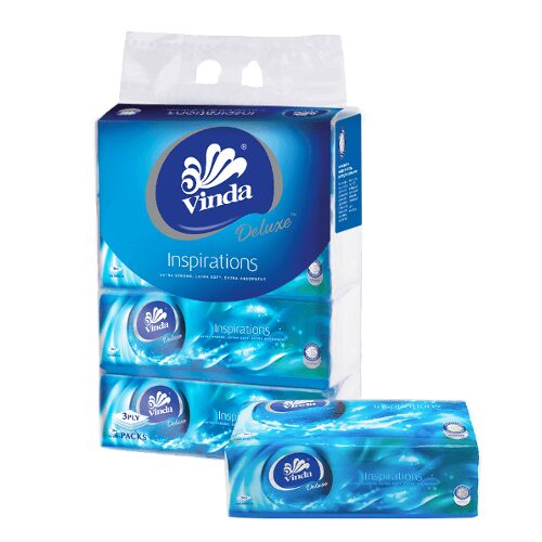 Vinda Inspiration 3 Ply Tissues - Value Pack
